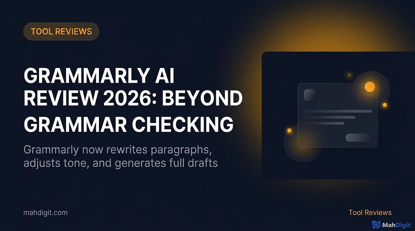 Grammarly AI Review 2026: Beyond Grammar Checking | MahDigit